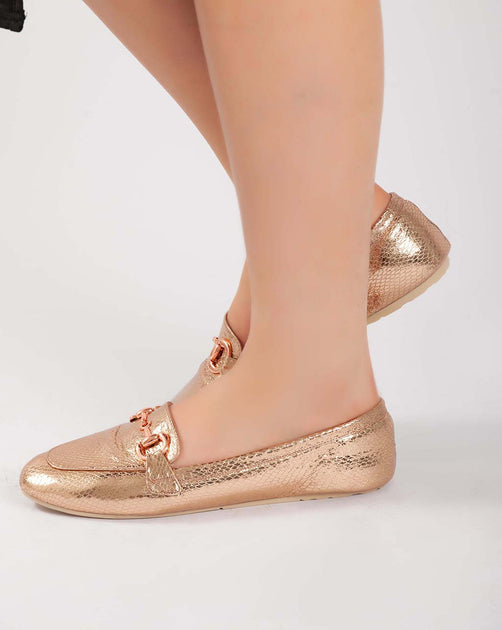 Chain Metallic Ballerina - Champagne – BREE Official