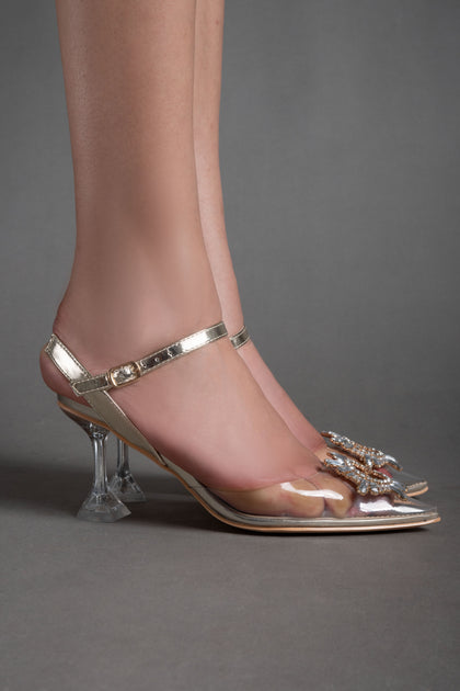 Metallic Glow Heels - Gold – BREE Official